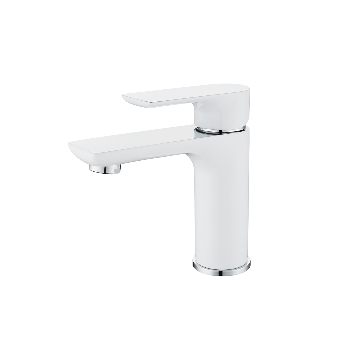 Cascade Basin Mixer | White & Chrome – Tilewave