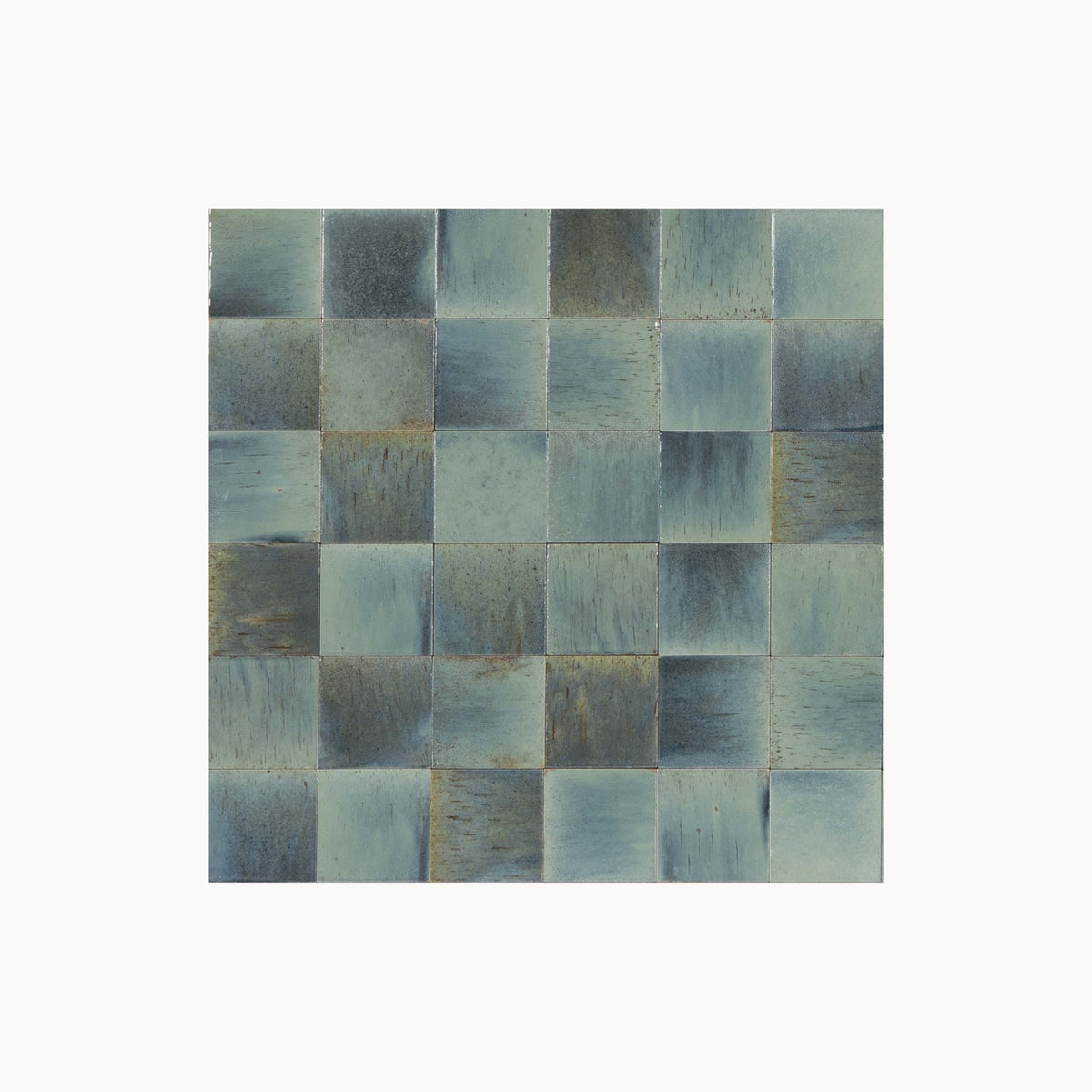 Gleeze Turchese Blue Gloss Square Tile – Tilewave