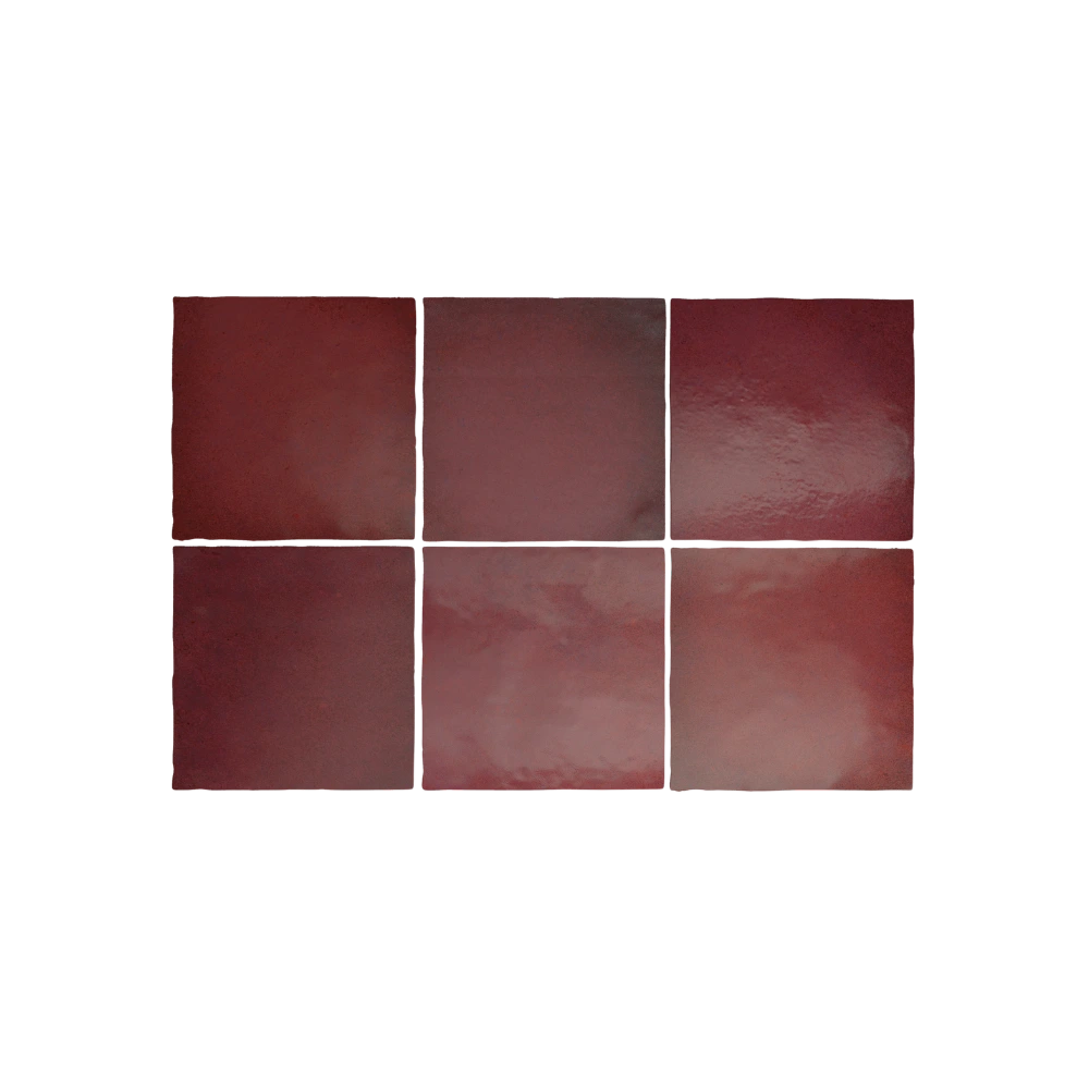 Magma Burgundy Matt Square Tile – Tilewave