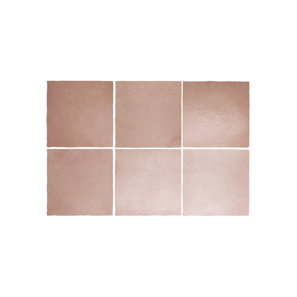 Magma Coral Pink Matt Square Tile – Tilewave