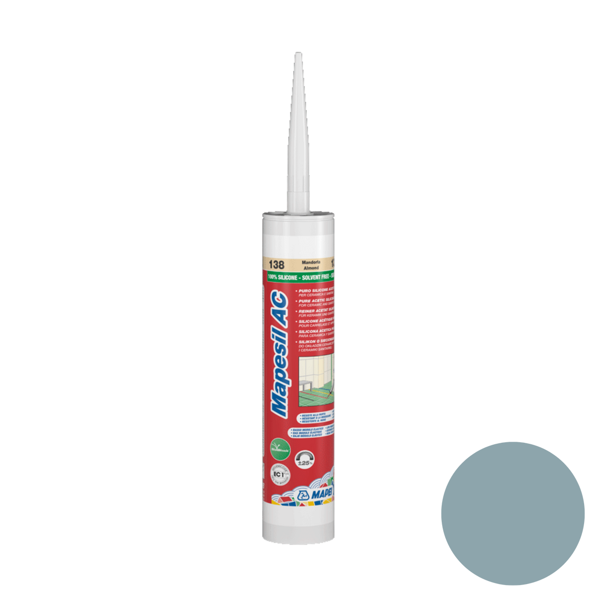 Mapei Silicone AC 310ml | Green Grey (176) – Tilewave