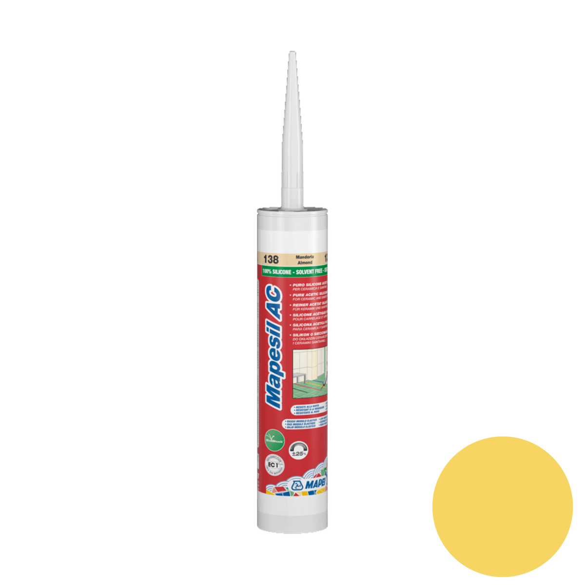 Mapei Silicone AC 310ml | Yellow (150) – Tilewave
