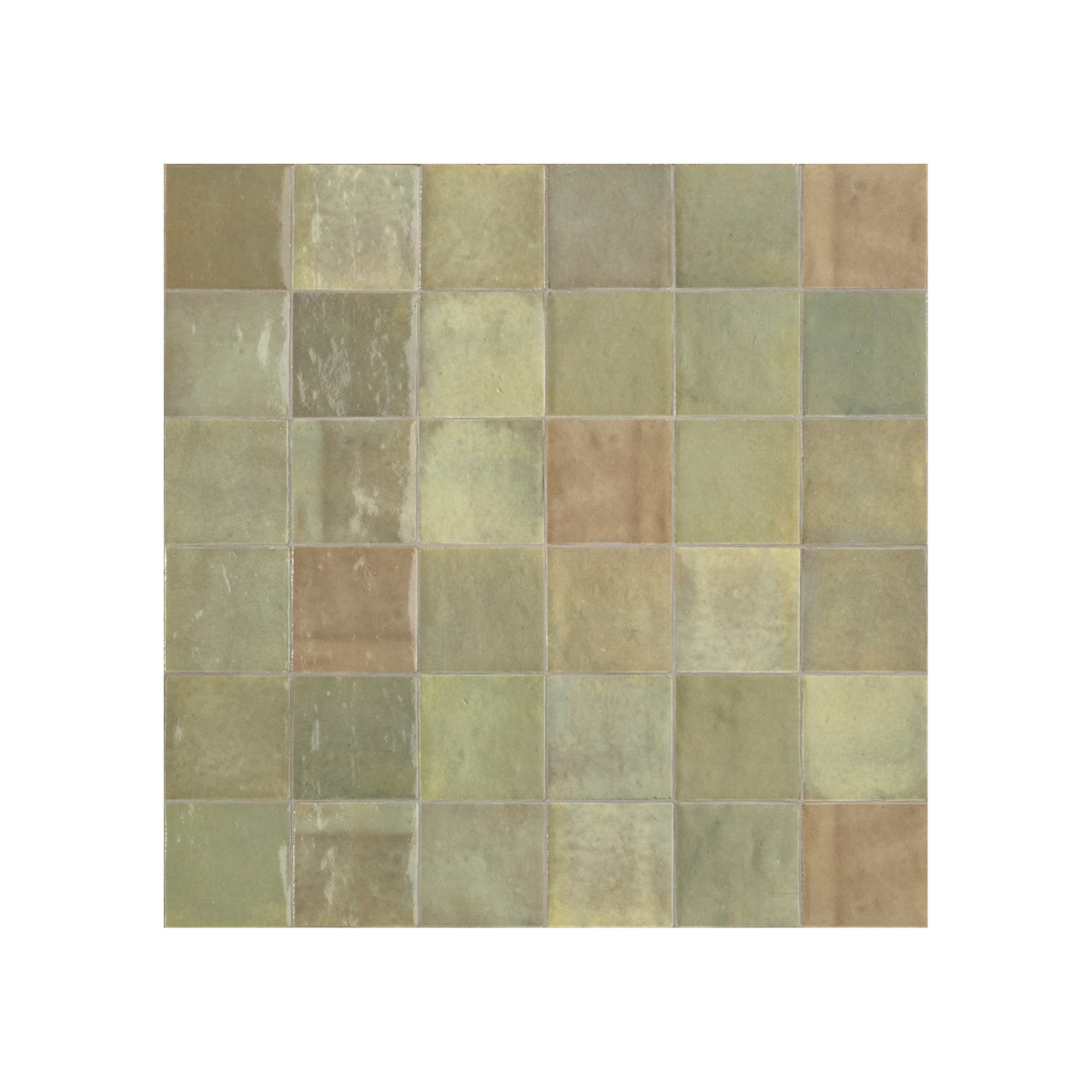 Zellige Salvia Gloss Square Tile – Tilewave