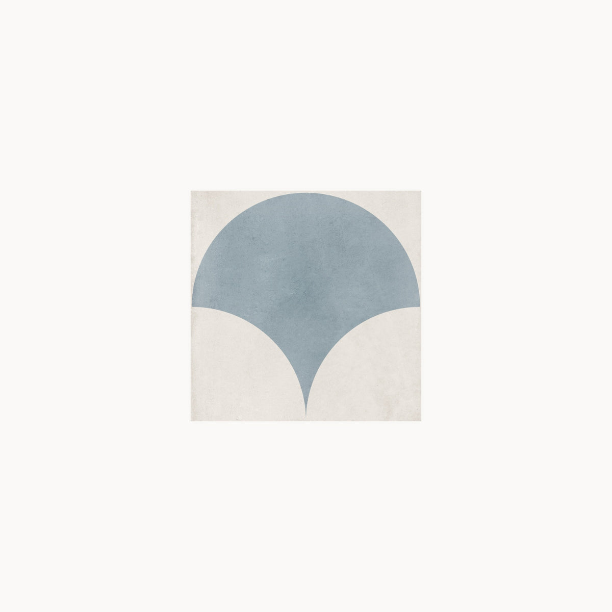 Tiffany Blue Fan Tile Matt – Tilewave