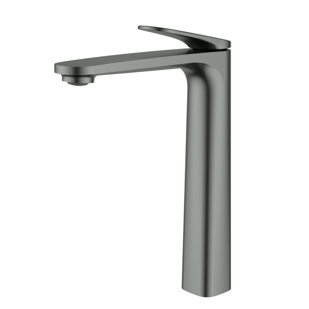 Sulu II High Rise Basin Mixer | Gun Metal – Tilewave